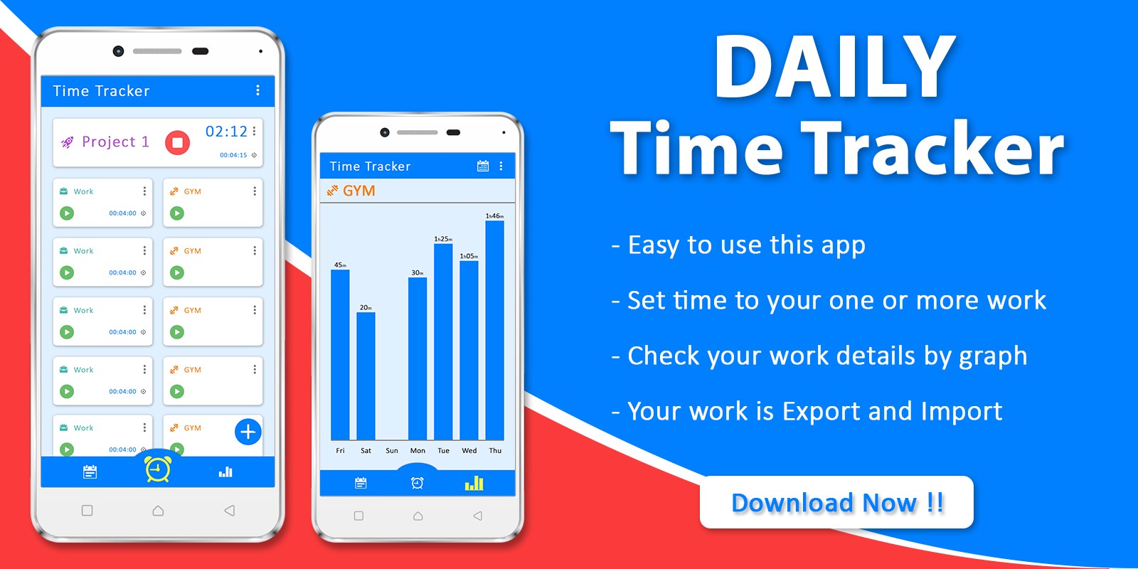 Daily Time Tracker Android App Template By Anilpatel11 Codester