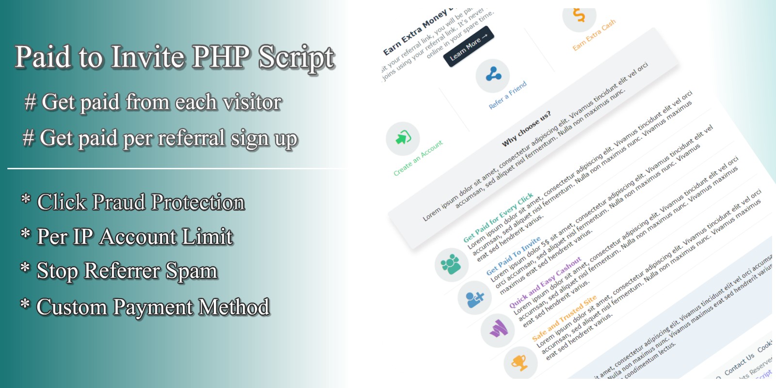 Paid To Invite PHP Script by Pdwcode | Codester