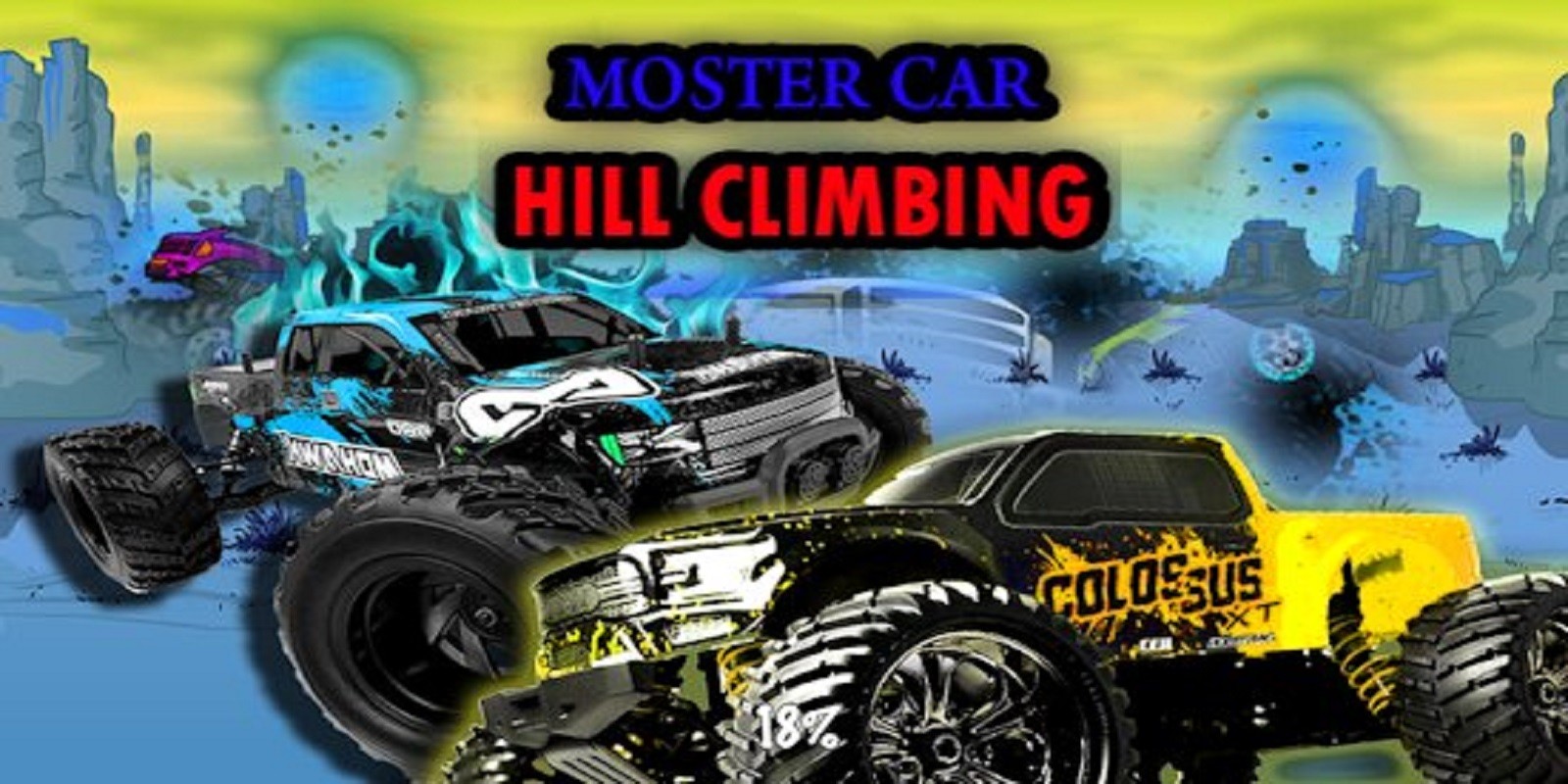 Monster Car Hill Climbing Unity Game by AMAZONLANKA | Codester
