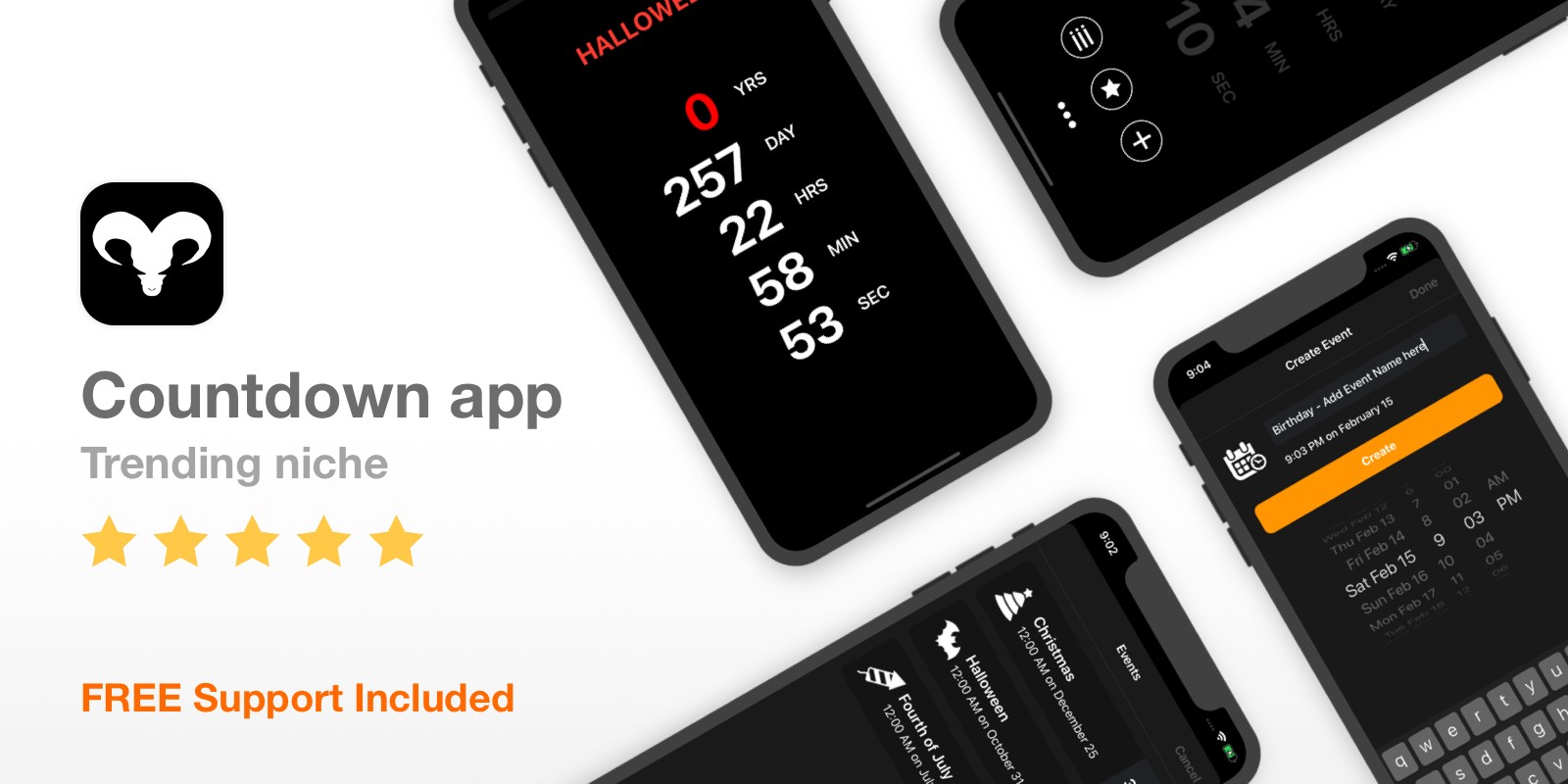Countdown Trending IOS App Source Code By Apps4World Codester countdown-trending-ios-app-source-code-by-apps4world-codester