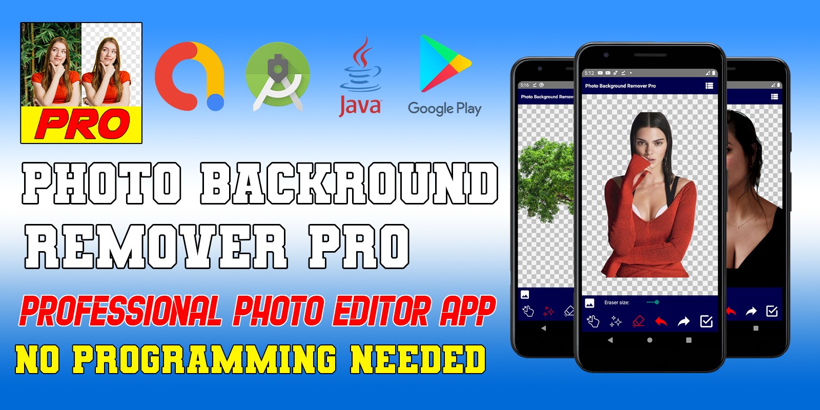 Photo Backround Remover Pro- Android Source Code by Mdridipu | Codester