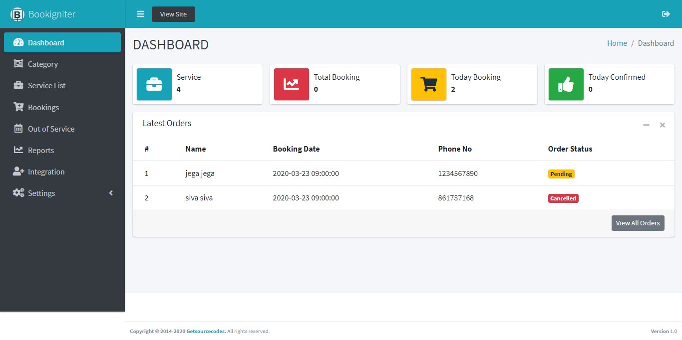 Bookigniter - Appointment Booking System by Getsourcecodes | Codester