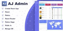 AJ Admin - React Node Admin Panel by Apjundev | Codester
