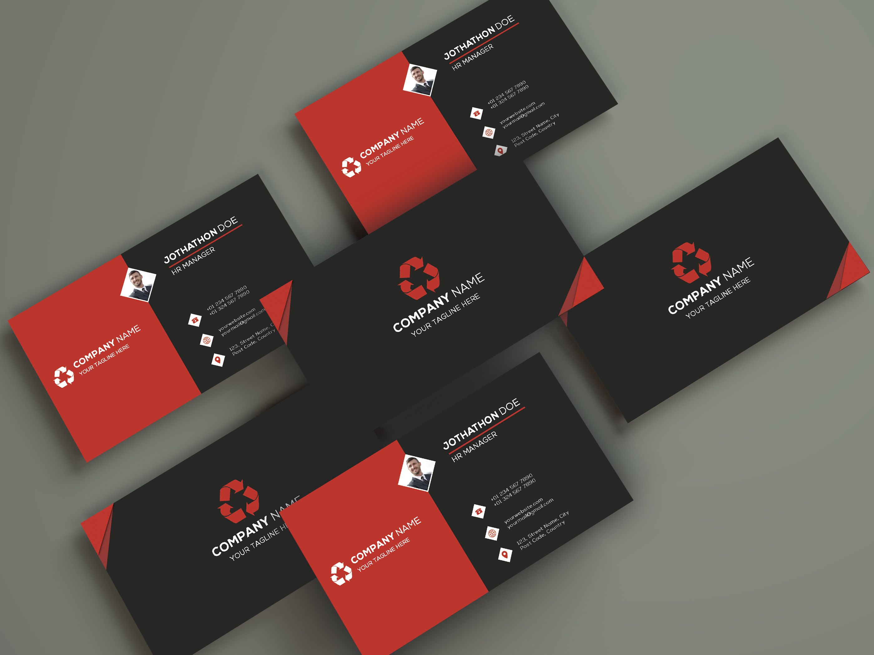 Clean And Simple Business Card Template By MouriTheme Codester