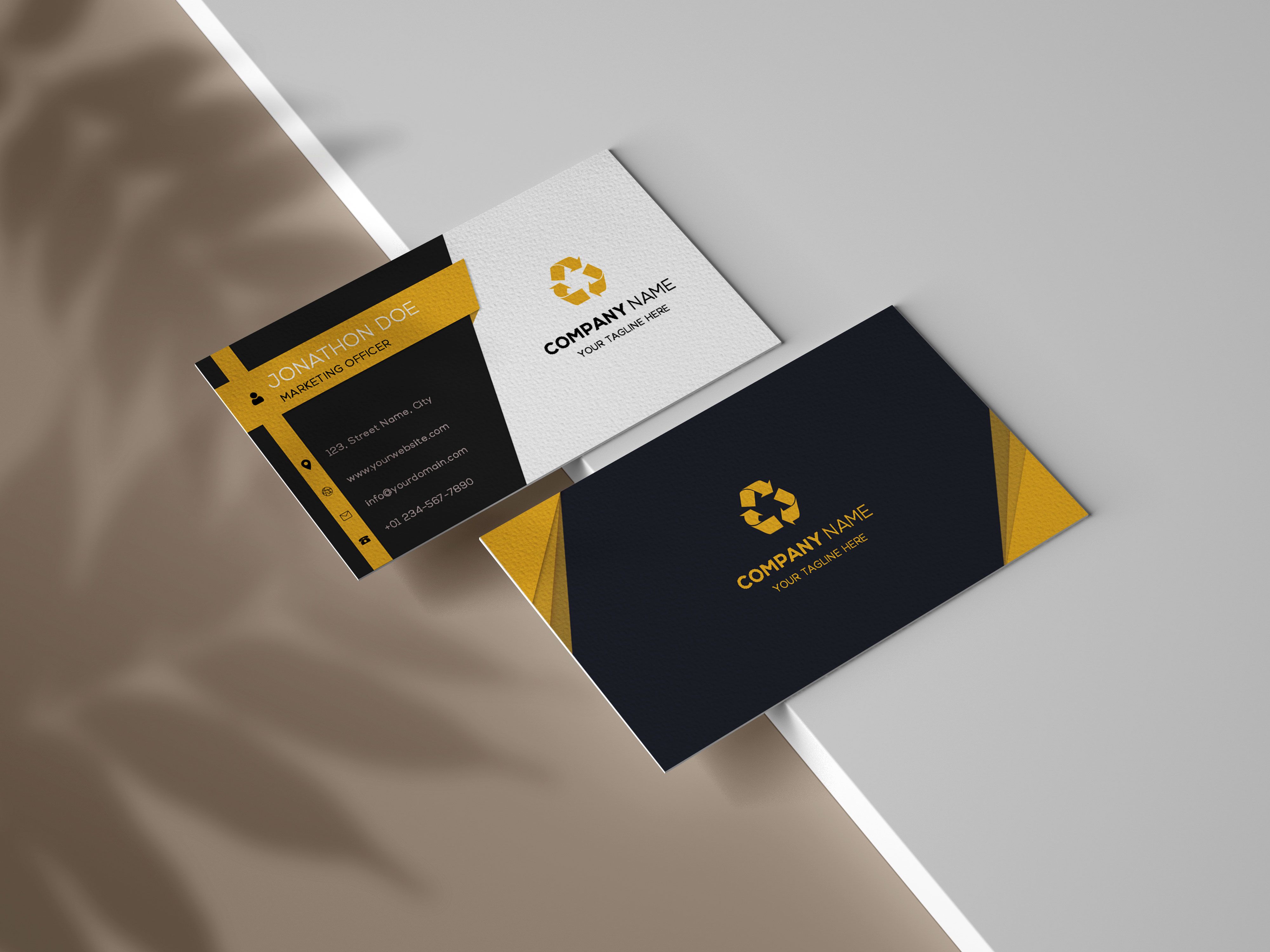 Clean And Simple Business Card Template by MouriTheme | Codester Clean And Simple Business Card Template by MouriTheme | Codester