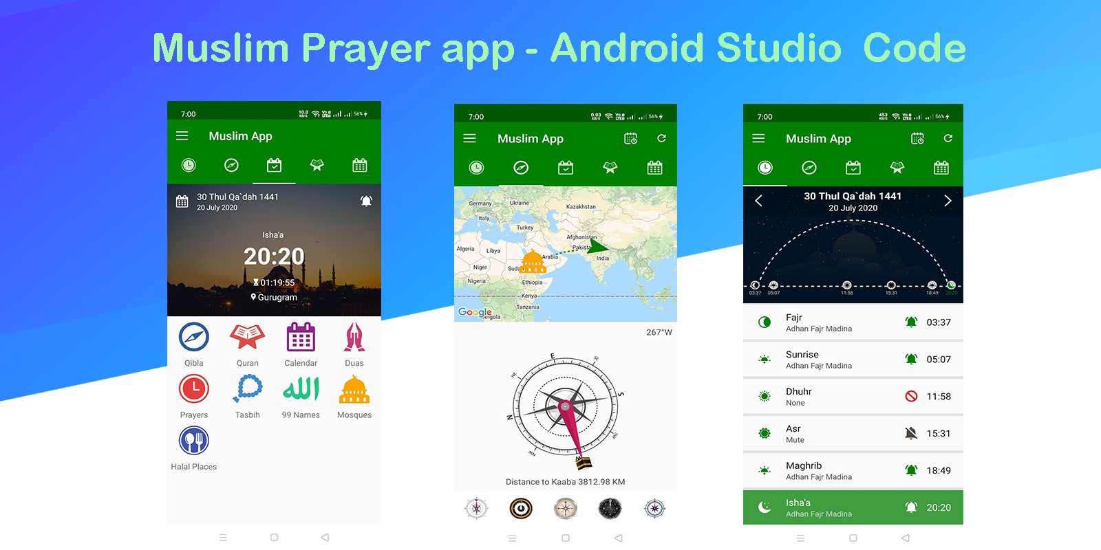 Muslim Prayertime - Android Studio Code by Techknowledgeseeker | Codester