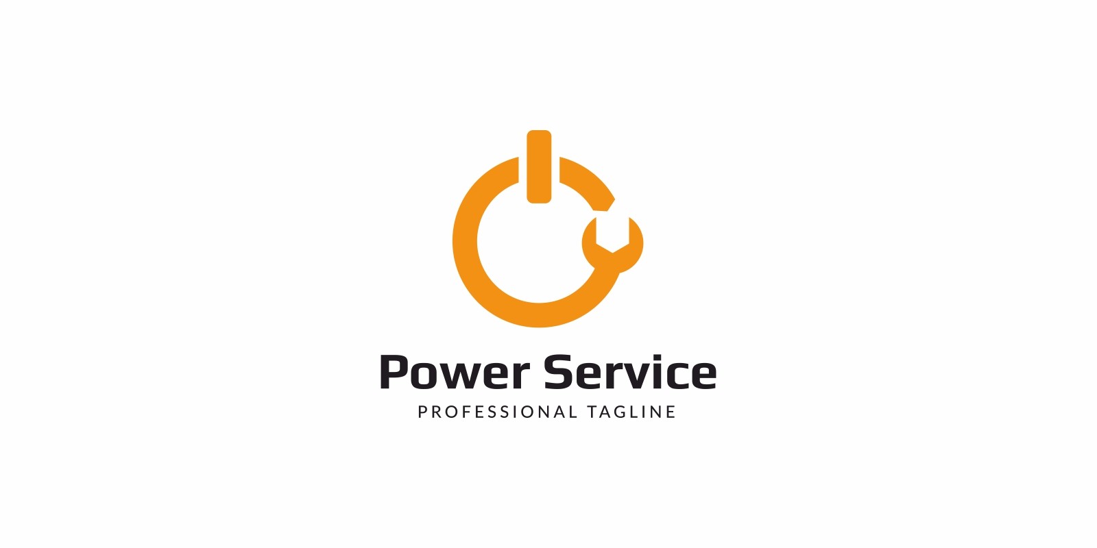 Power Service Logo by IRussu | Codester