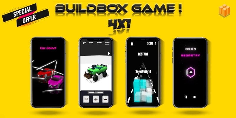 Buildbox Game Pack 4 Games by BoomSFX | Codester