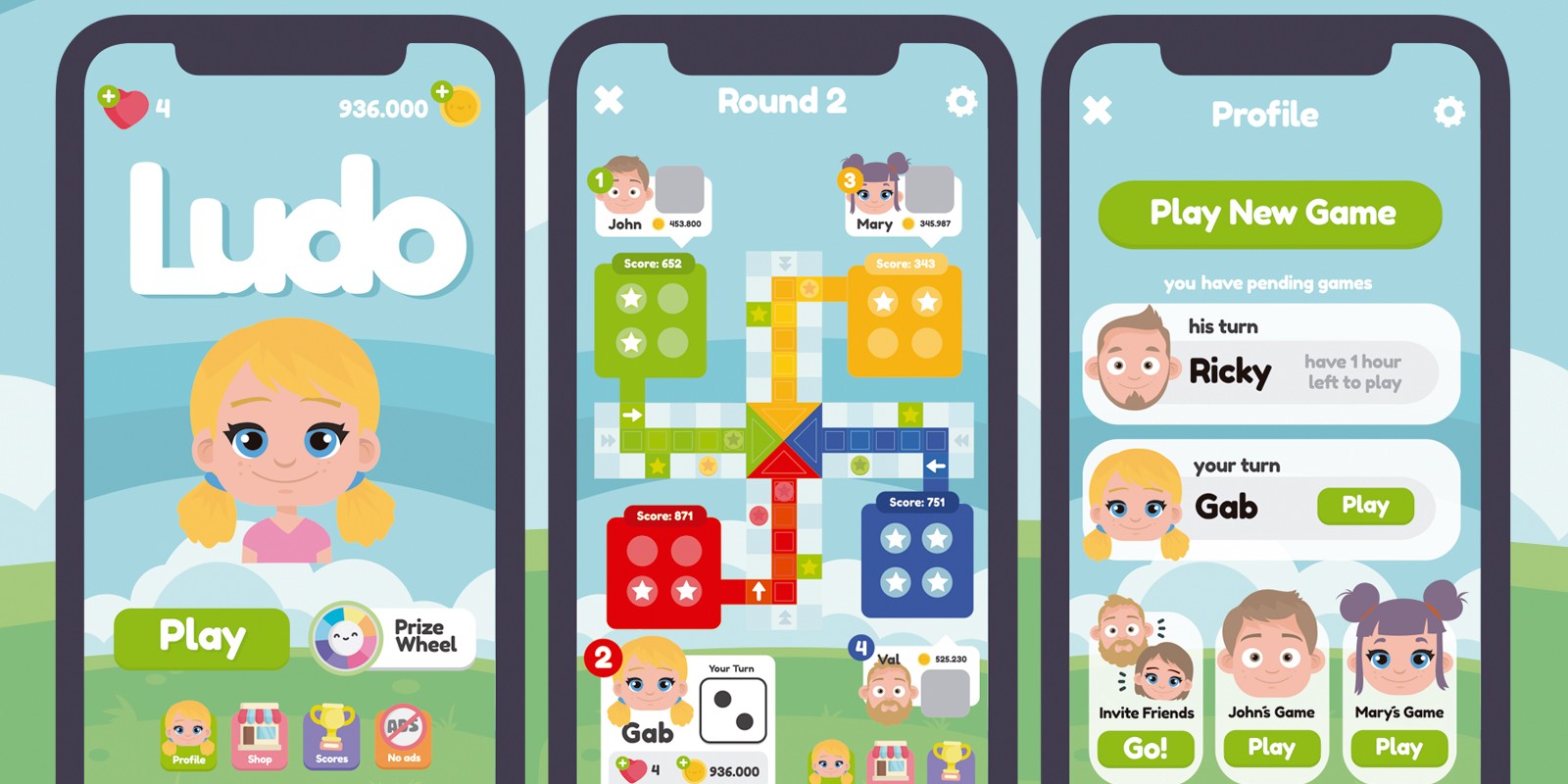 Ludo Game GUI Assets Kit by Gameassets | Codester