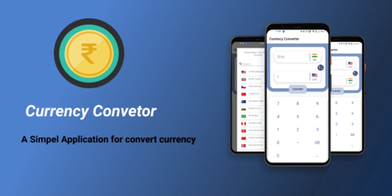 Currency Convert - Android Source Code by Farheenfatma154 | Codester