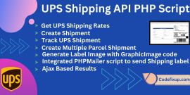 UPS Shipping API PHP Script by Codefixup | Codester