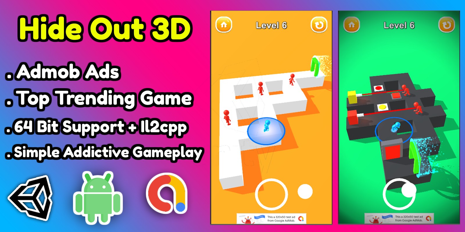 Hide Out 3D Game Unity Source Code by NextLevelGames | Codester