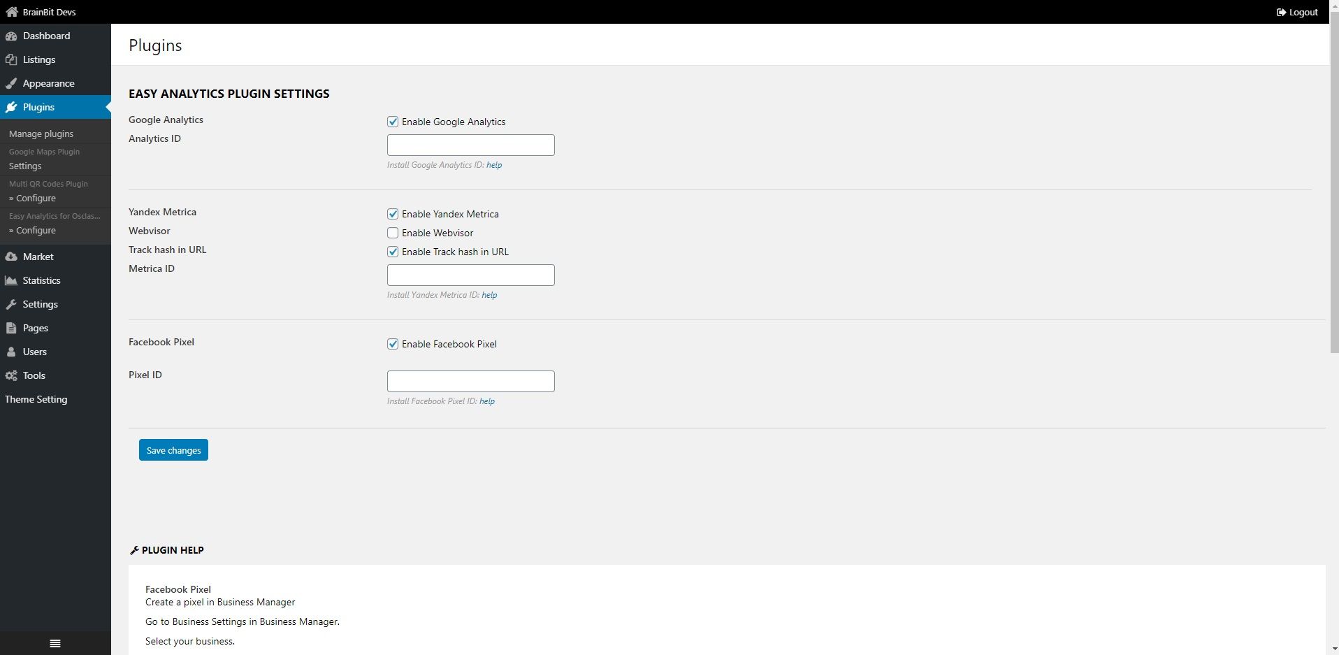 Easy Analytics For Osclass Plugin By Uncode Codester