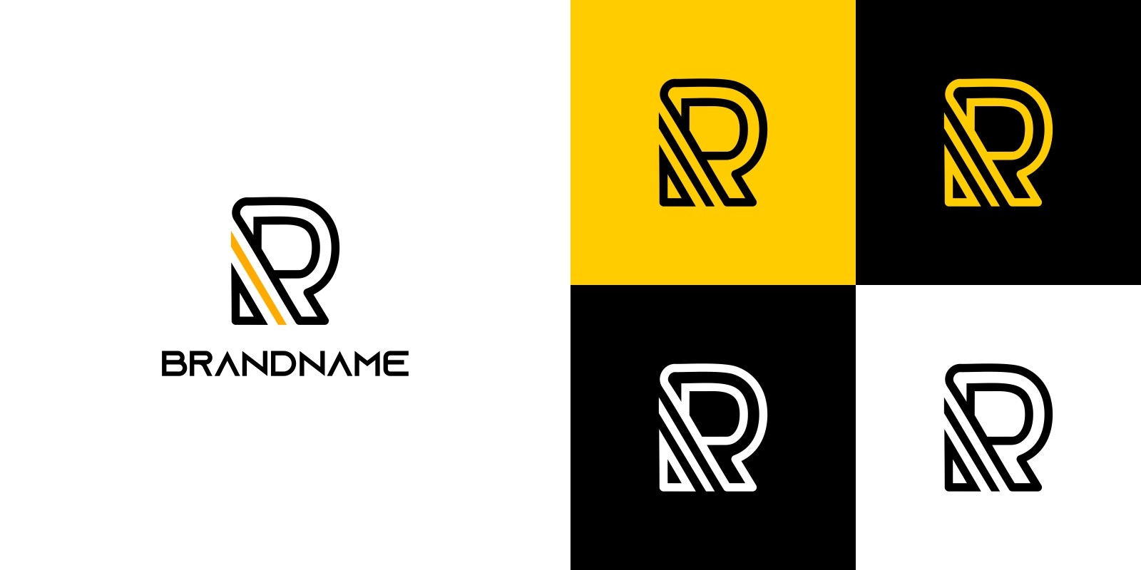 Cool Letter R Logo by Aekodesign | Codester