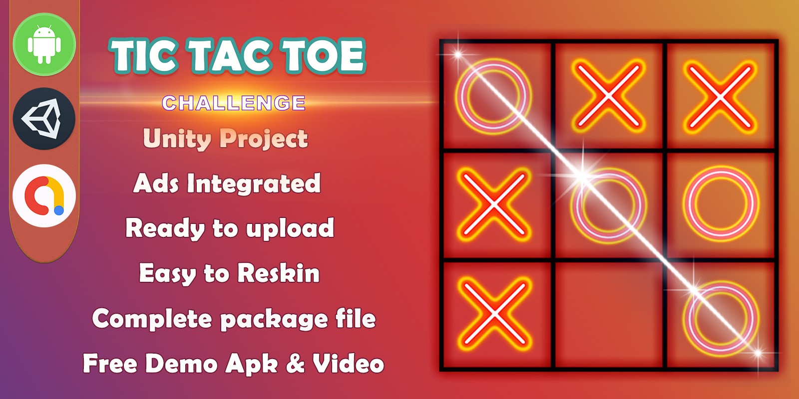 Tic Tac Toe Template - Unity Complete Project by Gamezone2021 | Codester