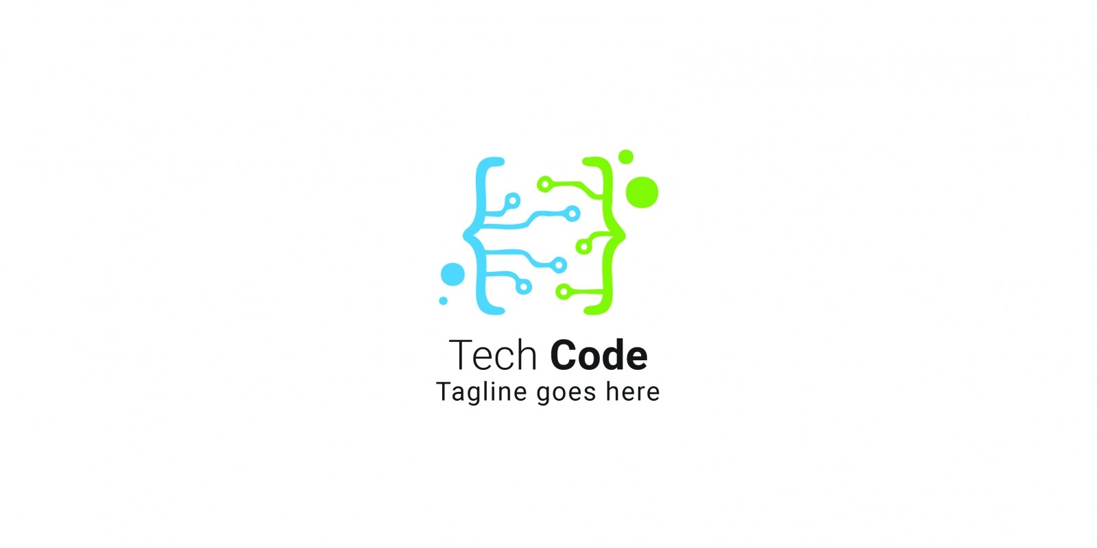 Tech Code Logo Template by Pankgrid | Codester