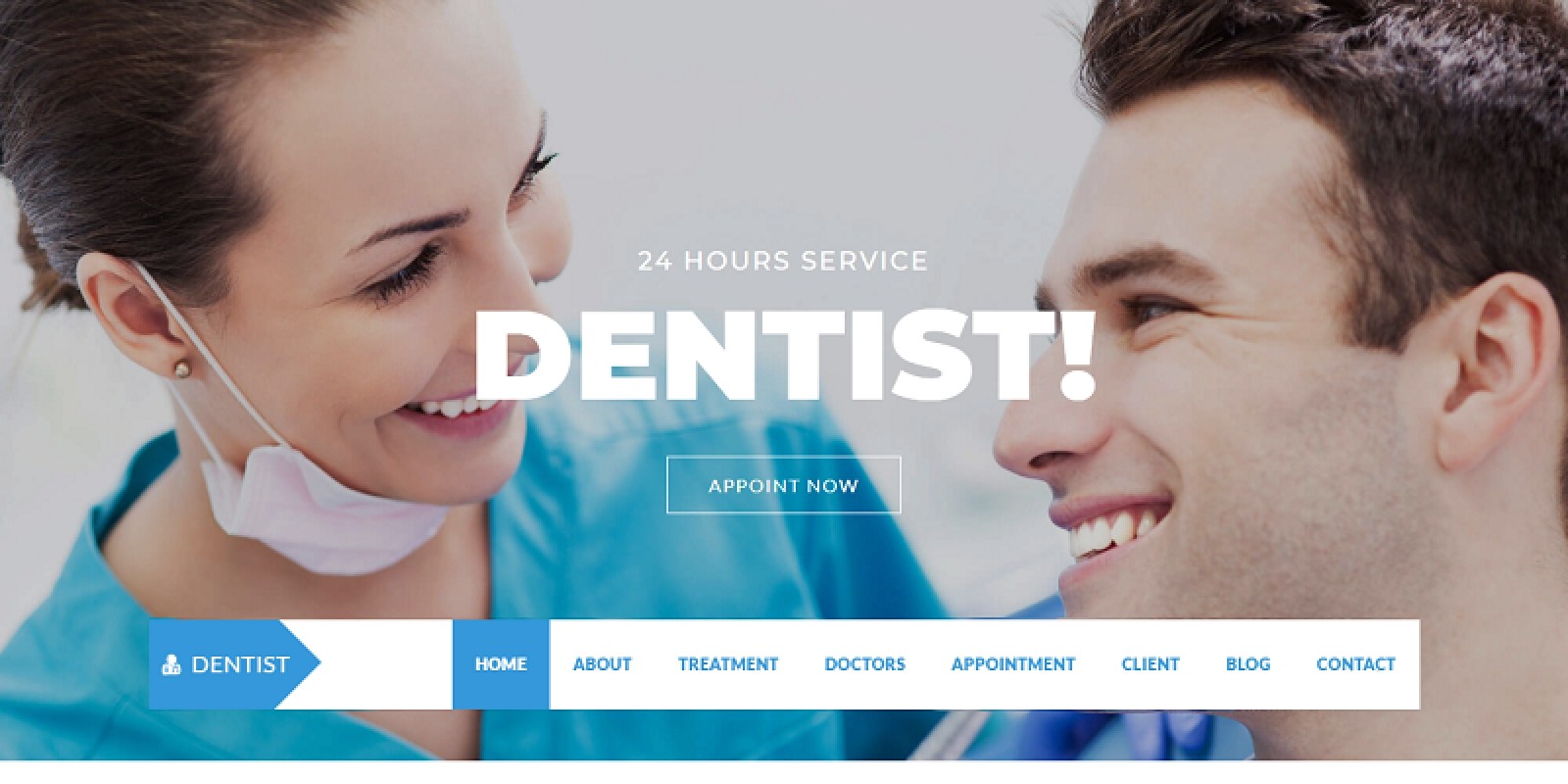 Dentist - Hospital One Page Html Template by VThemesDesign | Codester