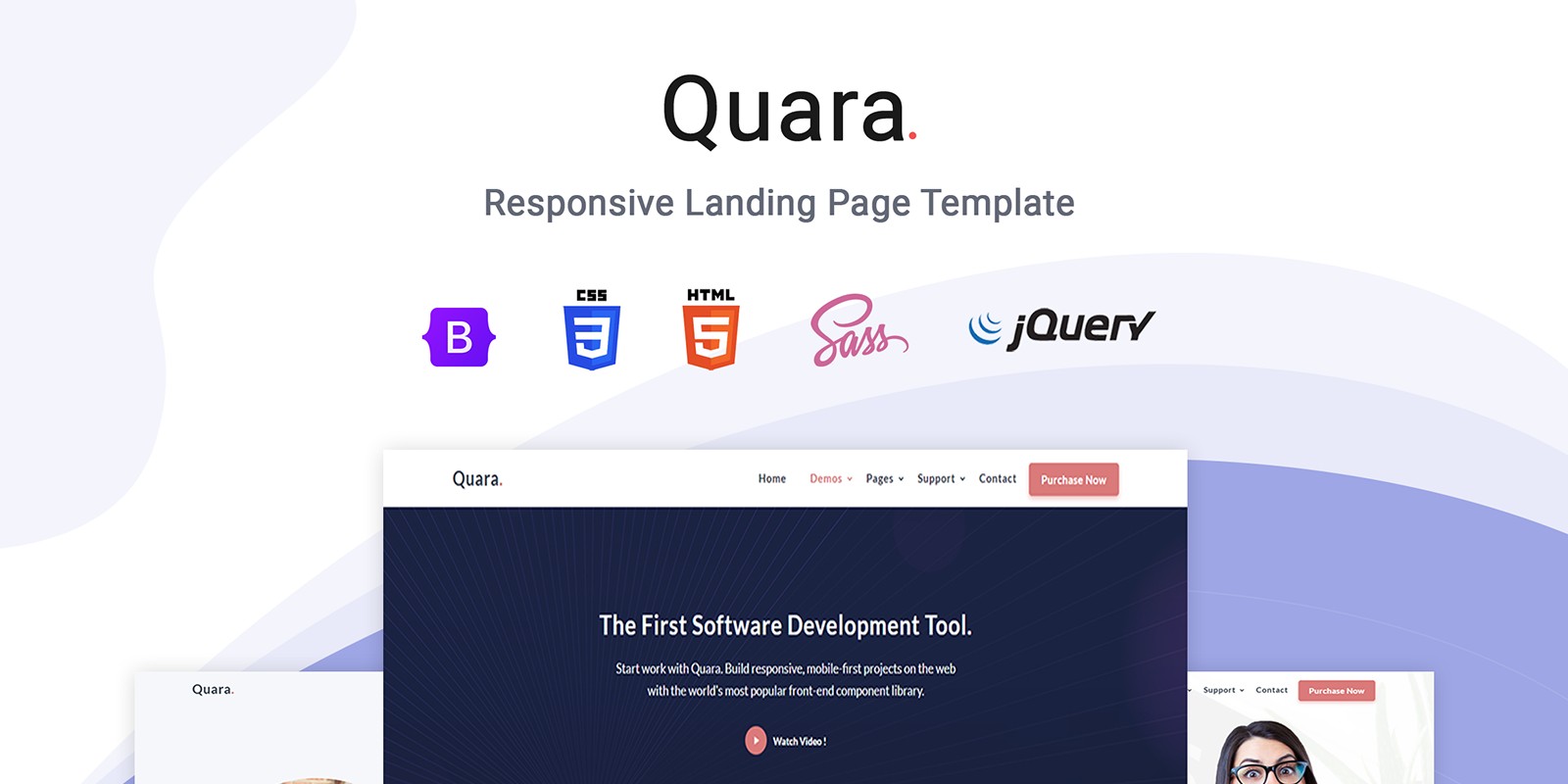 Quara - Bootstrap 5 Landing page Template by Themestore | Codester