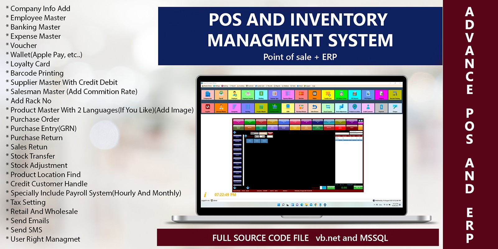 POS And Inventory Management System Full Source | Codester