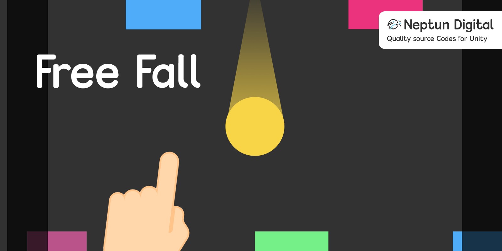 Free Fall - 2D Game template for Unity by Neptundigital | Codester