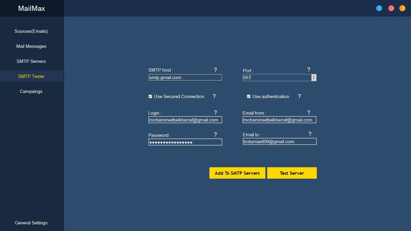 MailMax - Advanced Bulk Email Sender C# | Codester