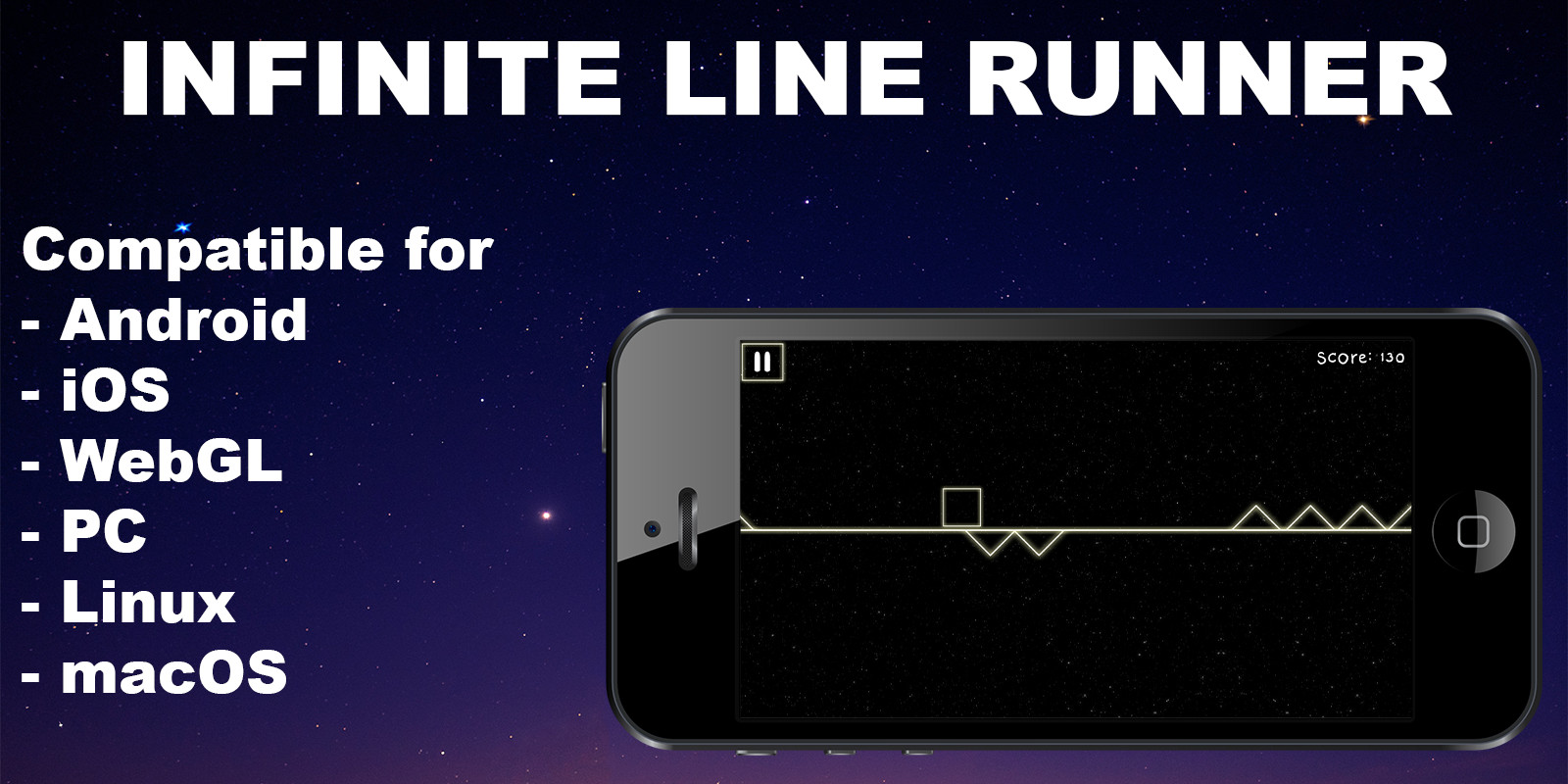 Infinite line runner - Unity Game With AdMob Ads by NeonSpaceFighter | Codester