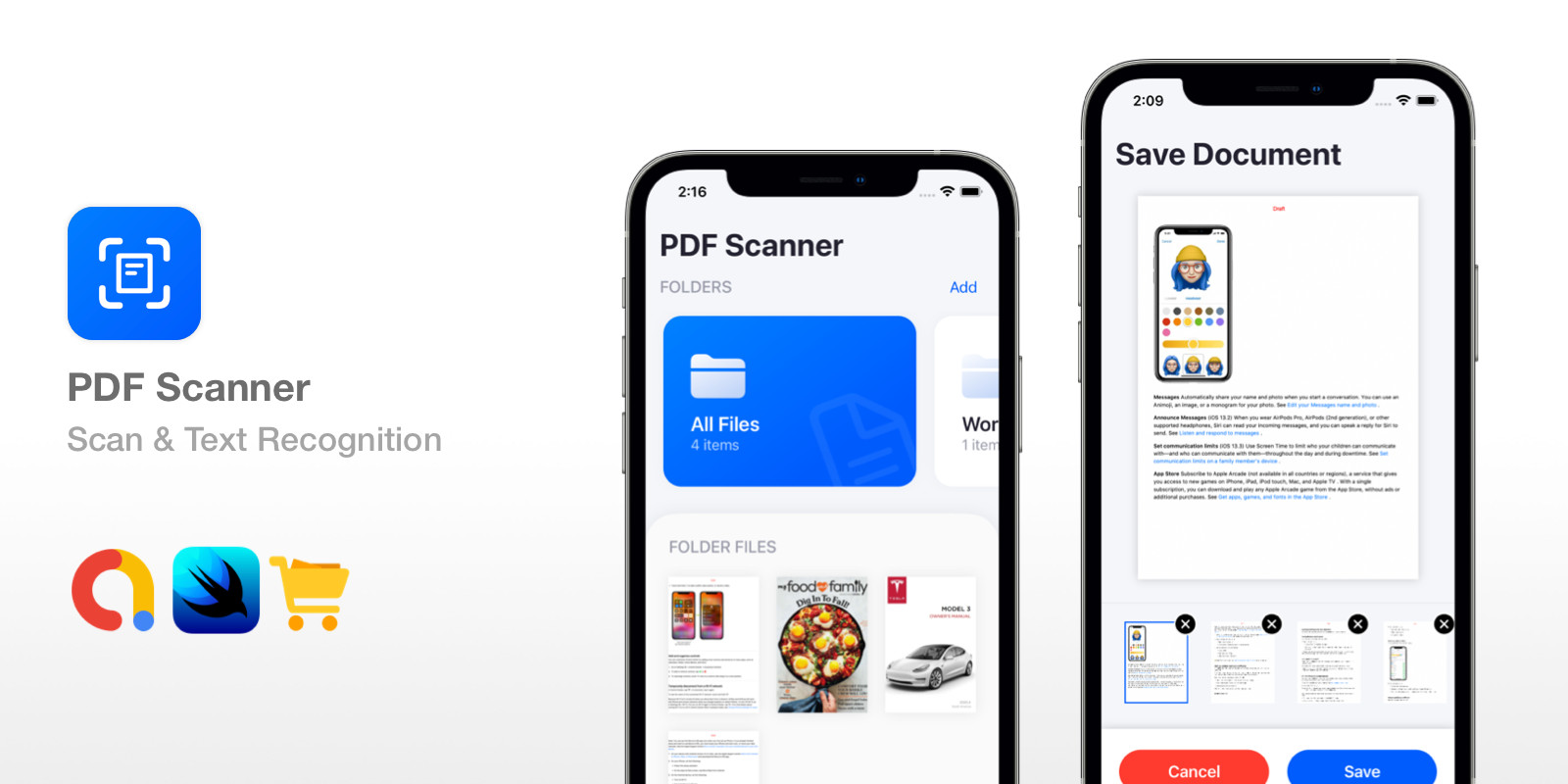 PDF Scanner - SwiftUI Text Recognition OCR by Apps4World | Codester