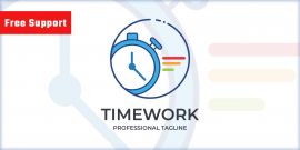Time Work Logo by Modernikdesign | Codester