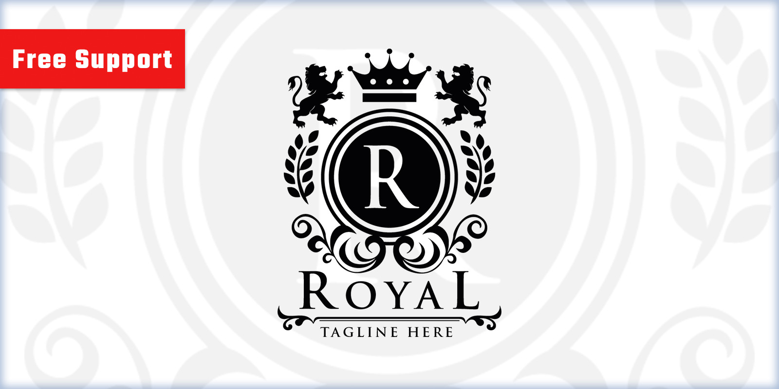 Royal Crest Letter R Logo | Codester