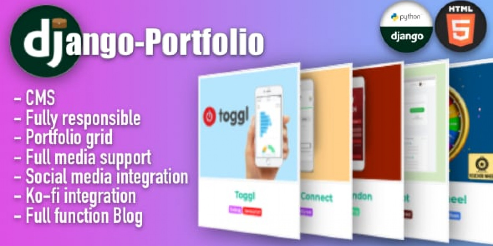 Django Portfolio CMS and Blog by Visiansystems | Codester