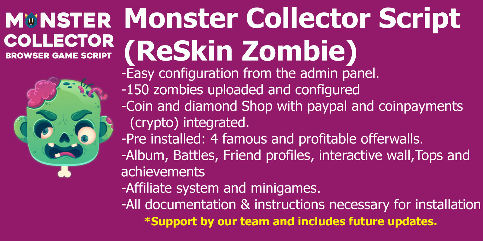 Zombie Collector Script | Codester