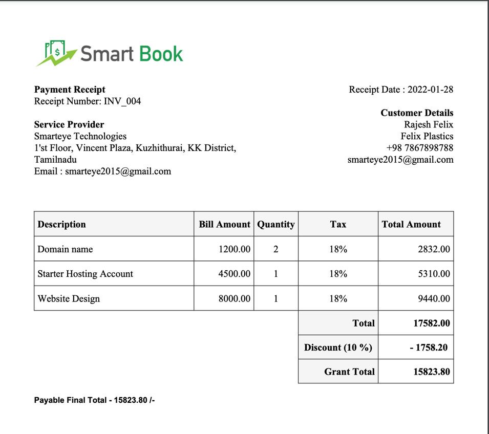 Smart Book - Small Business Accounting by Smarteye | Codester