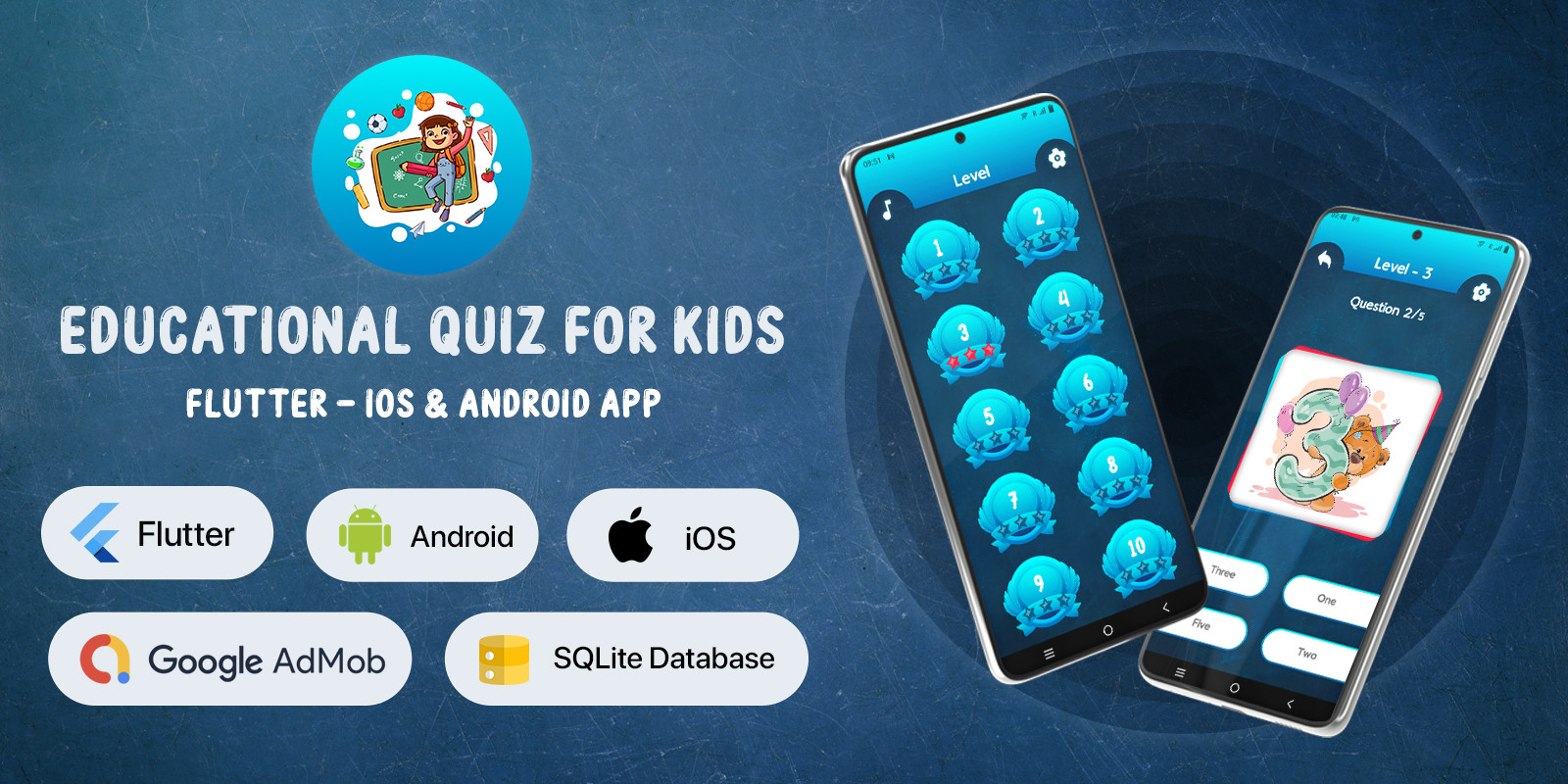 Educational Quiz for Kids - Flutter Mobile App | Codester