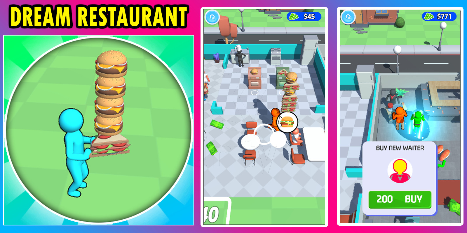 Dream Restaurant 3D Game Unity Source Code by NextLevelGames | Codester