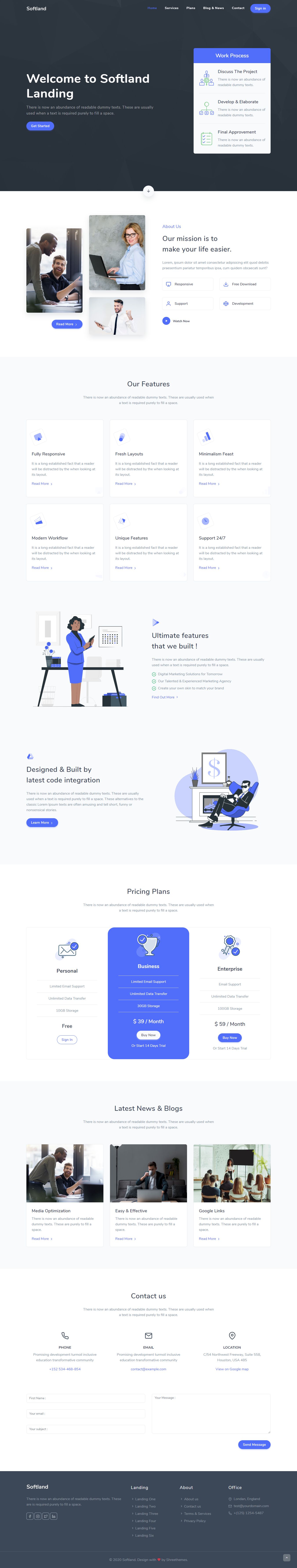 Softland - Multipurpose Landing Page Template by Shreethemes | Codester Softland - Multipurpose Landing Page Template by Shreethemes | Codester