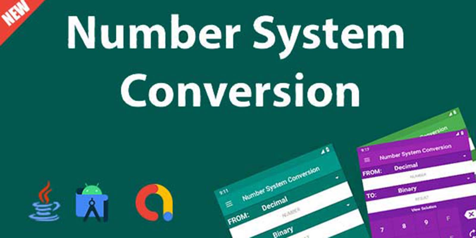 Number System Conversion Android by MadLabIT | Codester