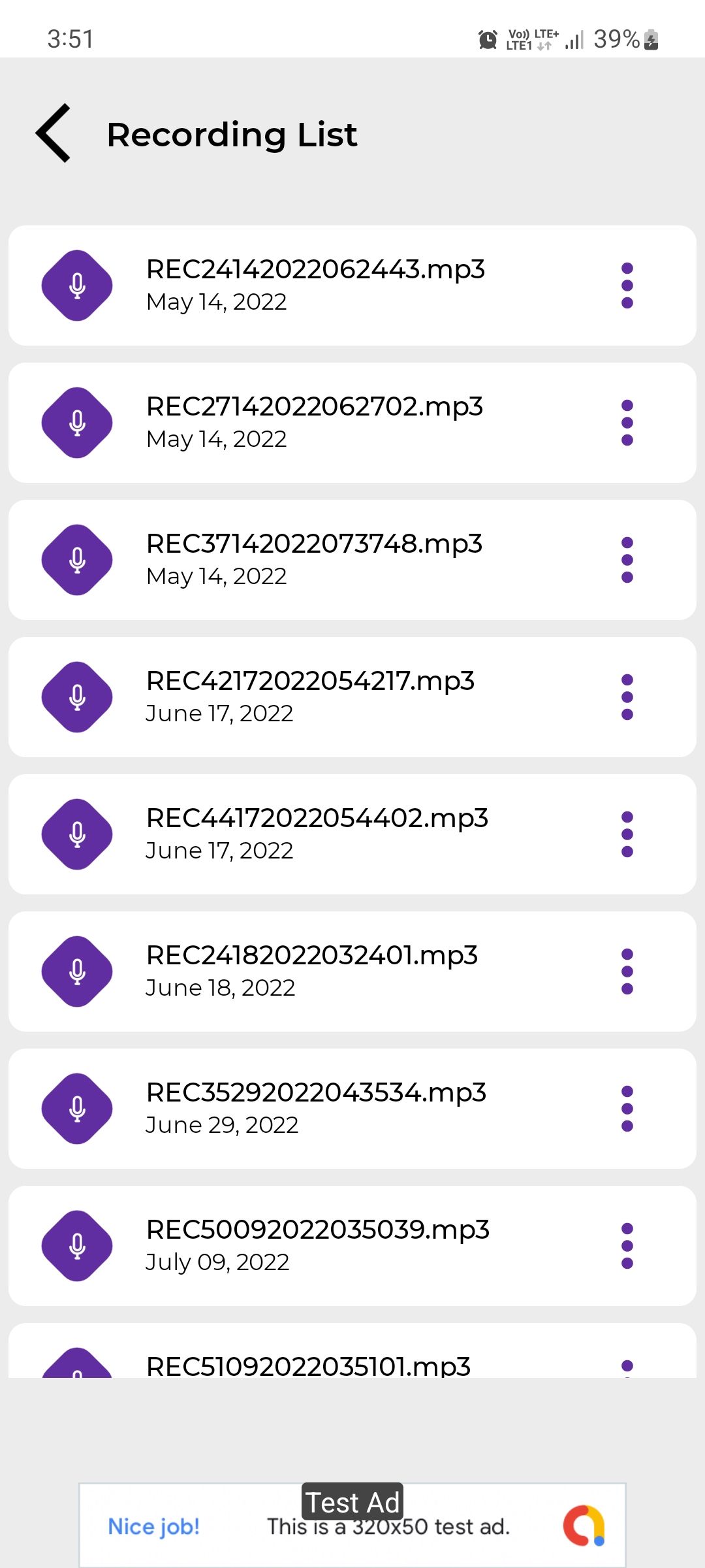 Audio Recorder Android App Source Code By Lionbyteinfotech Codester