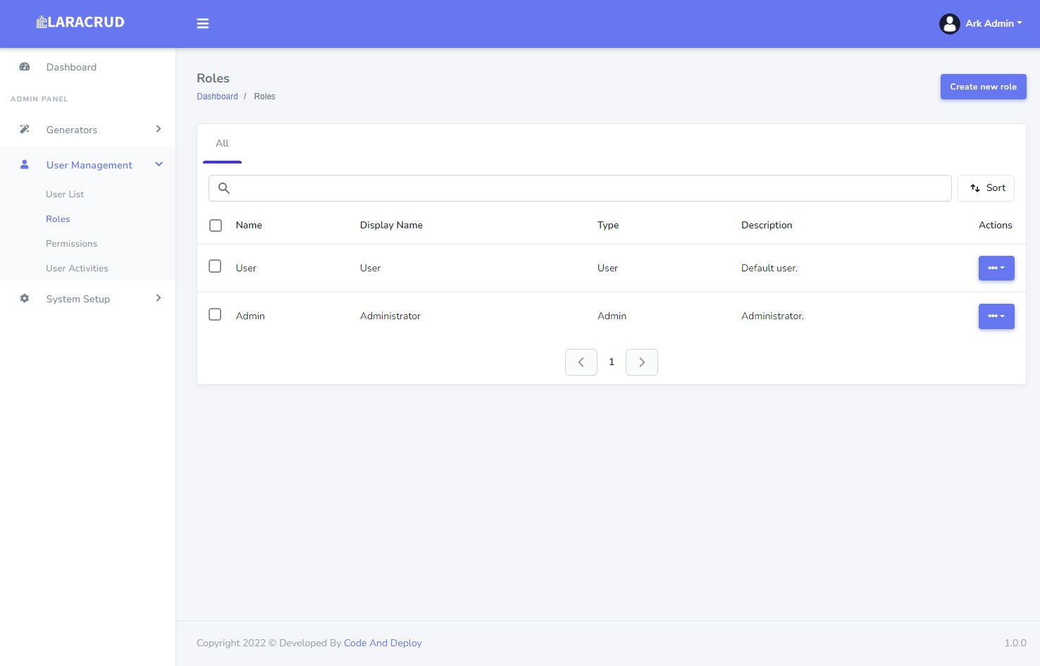 Laracrud Multipurpose Laravel Admin CRUD Generator by Codeanddeploy ... Laracrud Multipurpose Laravel Admin CRUD Generator by Codeanddeploy ...