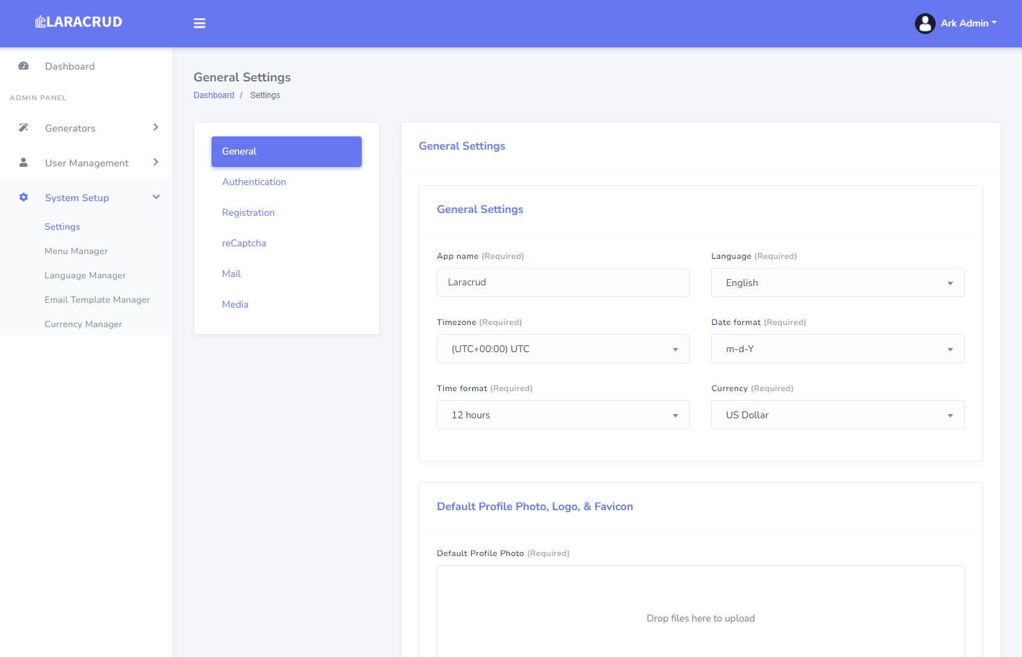 Laracrud Multipurpose Laravel Admin CRUD Generator by Codeanddeploy ... Laracrud Multipurpose Laravel Admin CRUD Generator by Codeanddeploy ...