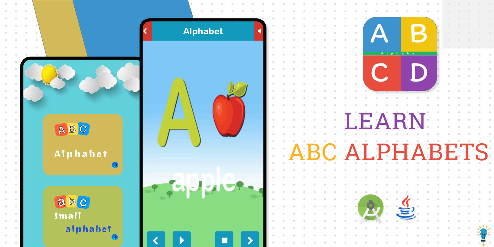 Learn ABC Alphabet - Android App Source Code by Initiotechmedia | Codester