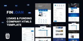Finloan - Loan Company HTML5 Template by Templatebae | Codester