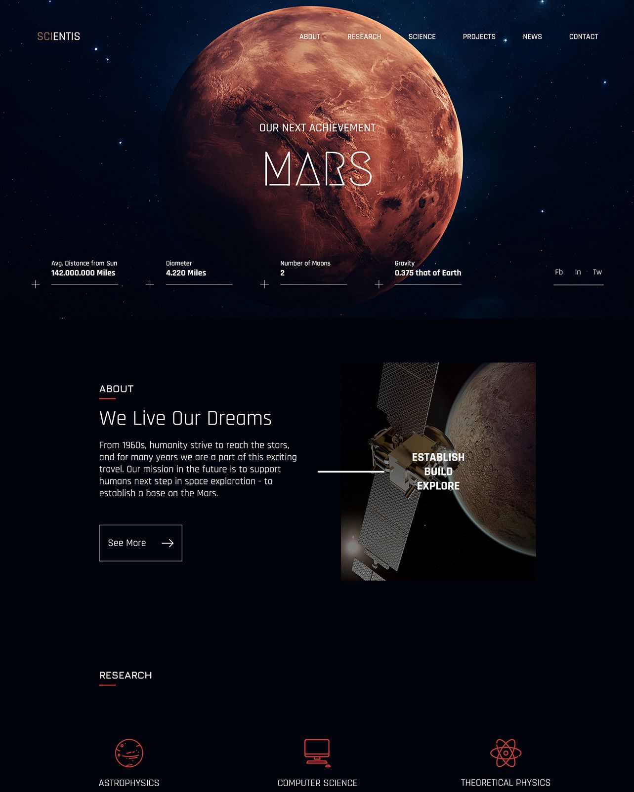 Scientis Html Web Template By Oxygenthemes Codester 5358