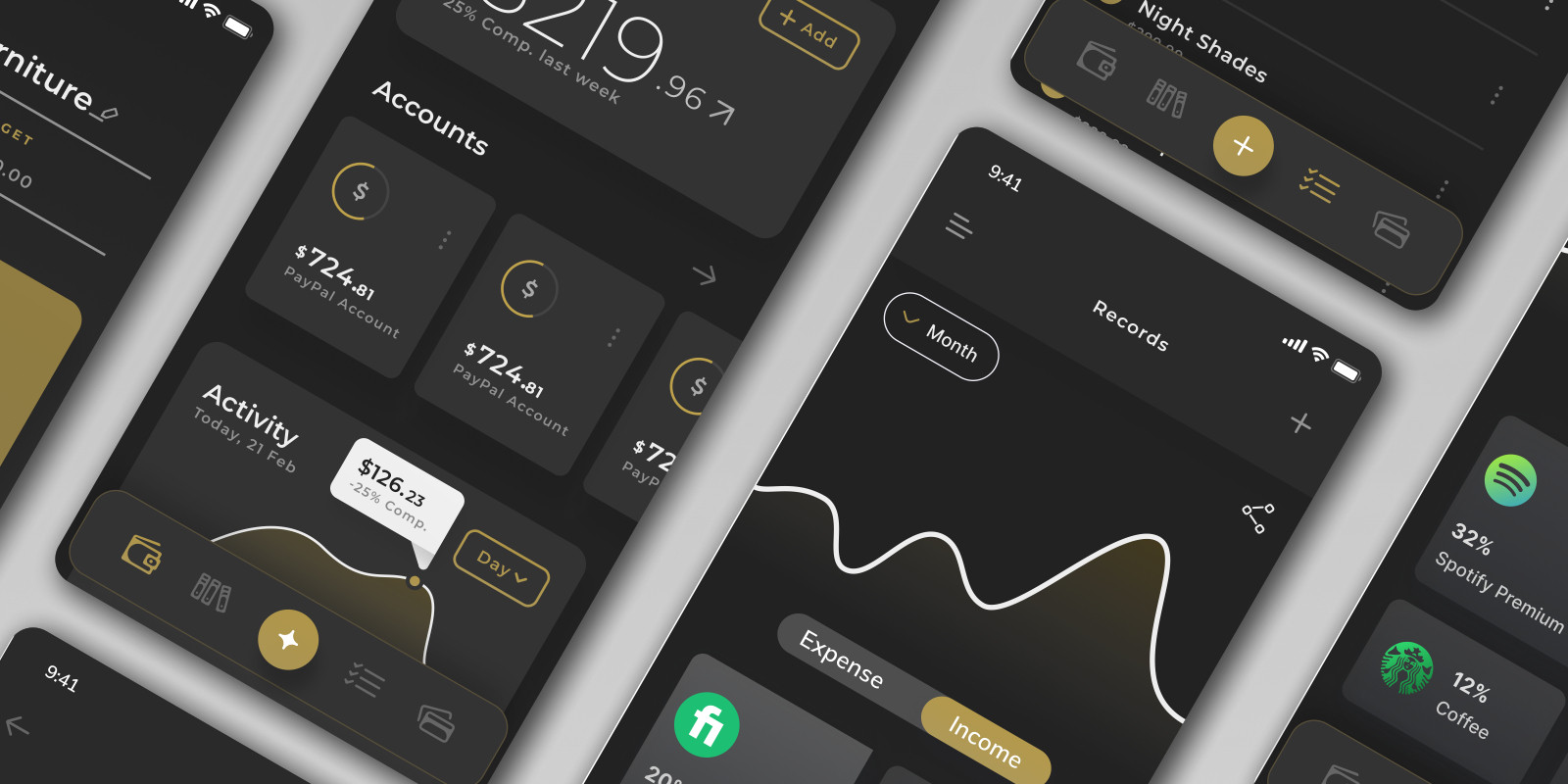 Hive Expense Tracker Figma UI Kit by Abdallahdalvi | Codester
