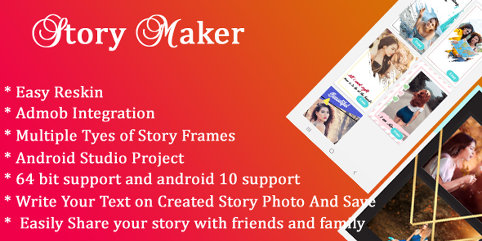 StoryArt - Android App Source Code by Rqrappshelp | Codester