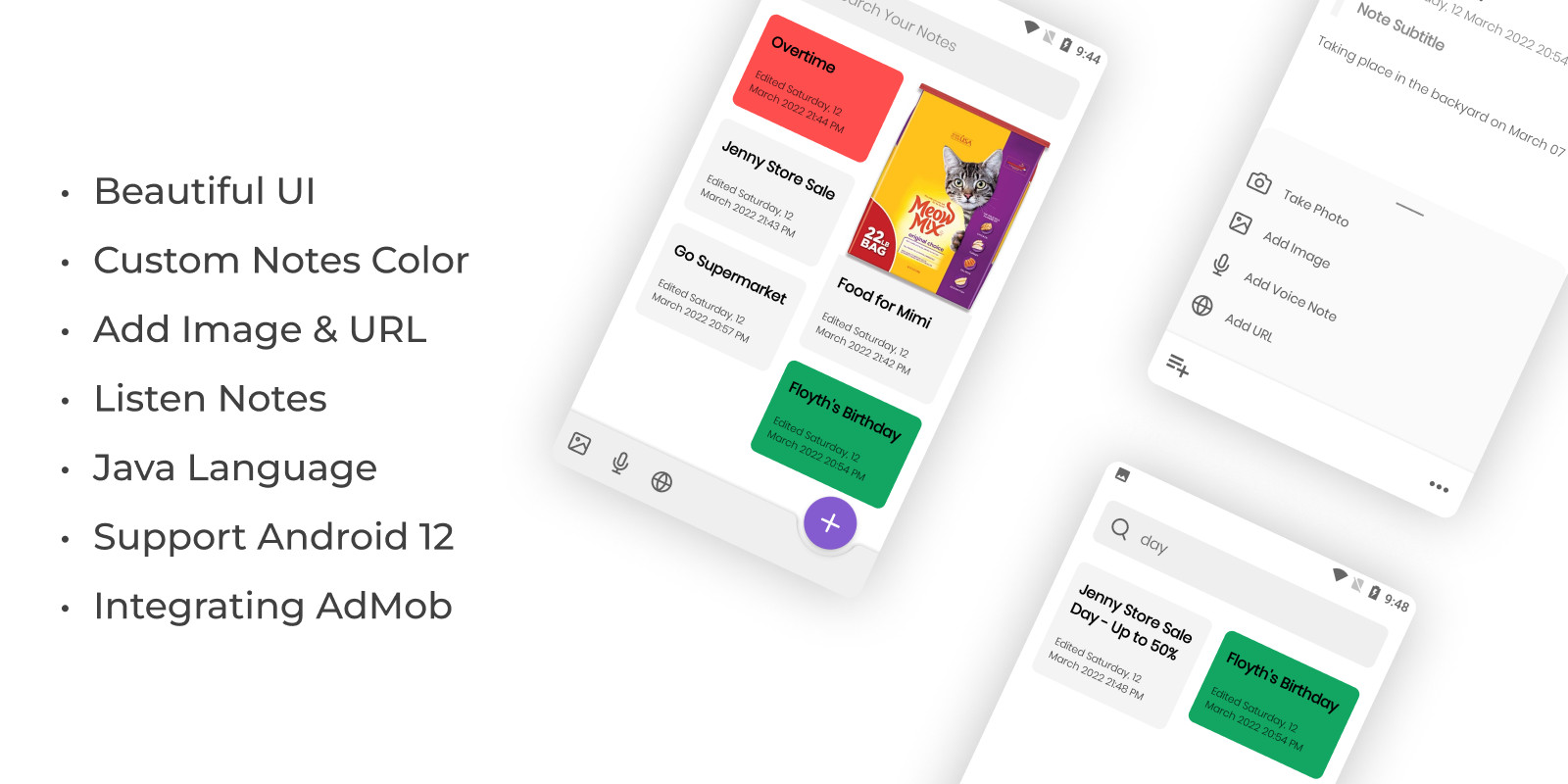 Note Android App Source Code by Phannhocnhu | Codester