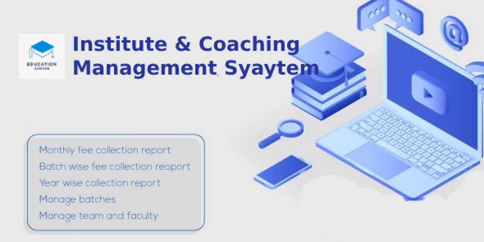 Education Center - Institute Management system | Codester