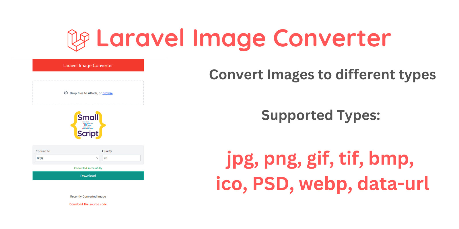 Laravel Image Converter by Kawser | Codester