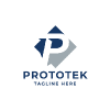 Prototek Letter P Logo Pro Template by Modernikdesign | Codester