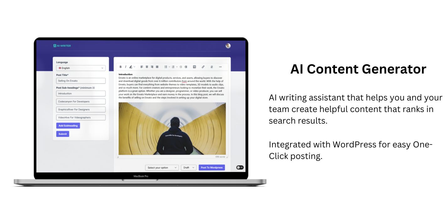 AI Writer - AI Blog Post Generator PHP by Advantech | Codester AI Writer - AI Blog Post Generator PHP by Advantech | Codester