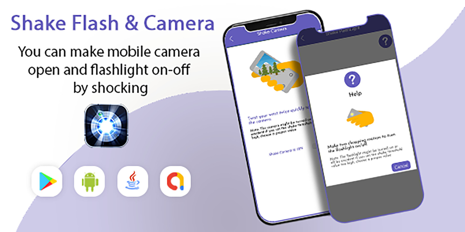 Shake Camera And FlashLight Android by PixelBox | Codester